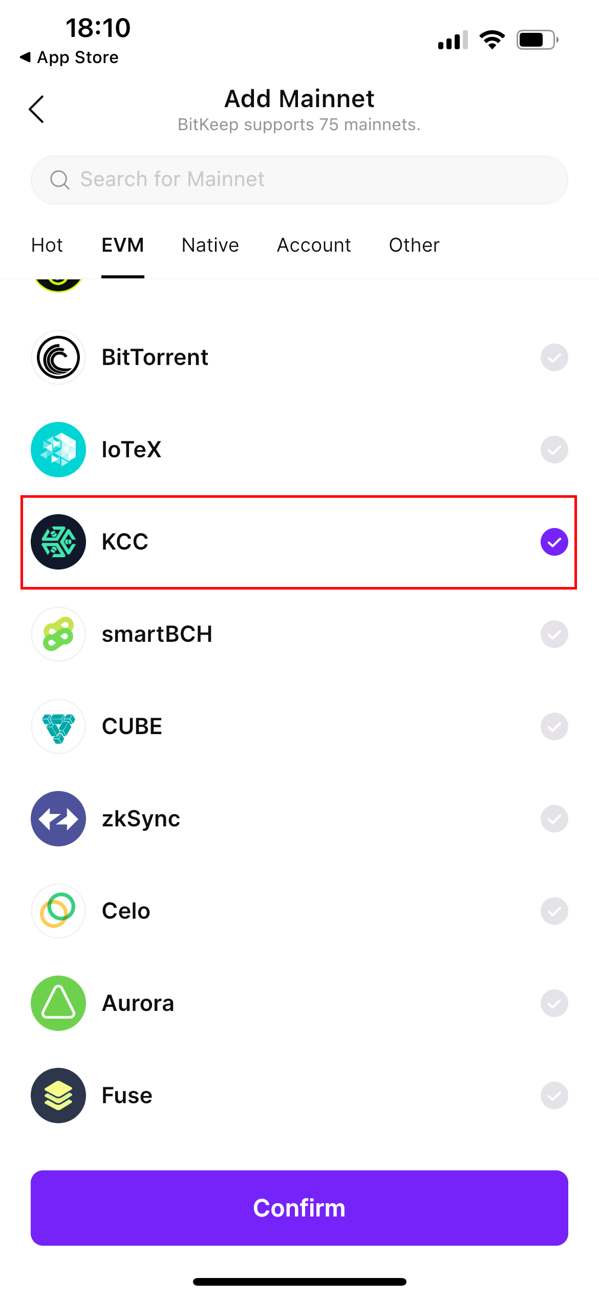 How To Add KuCoin Community Chain (KCC) To Bitkeep Wallet - KCC News